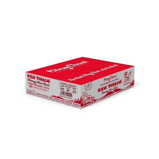 Thùng kẹo thạch Hồng Choai 3.6KG (100 cái/thùng)